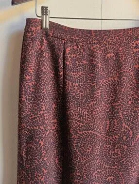 LOFT | Skirts | Loft Aline Paisley Skirt In Womens 8 | Poshmark
